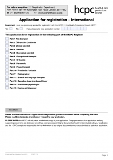 Completing your HCPC application form – FLiP