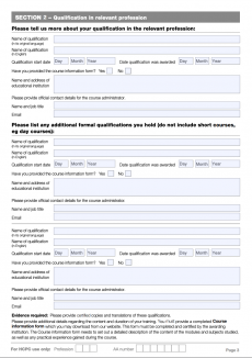 Completing your HCPC application form – FLiP