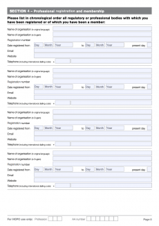 Completing your HCPC application form – FLiP