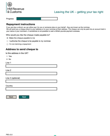 How to fill out your P85 tax form – FLiP