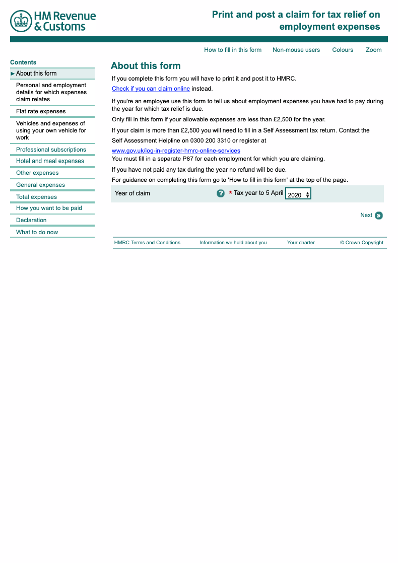 How to fill out your P87 Tax Form – FLiP