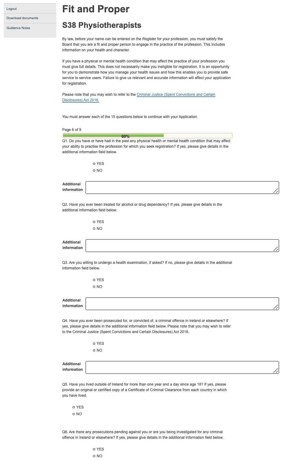 Registration with CORU – FLiP